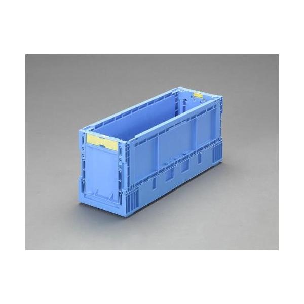 ●容量…19.4L ●サイズ…外寸:560×193×240(H)mm内寸:518×163×230(H)mm有効内寸:518×163×222(H)mm ●材質…ポリプロピレン ●色…ブルー ●圧縮荷重…11.77kN(1200kgf) ●折り...