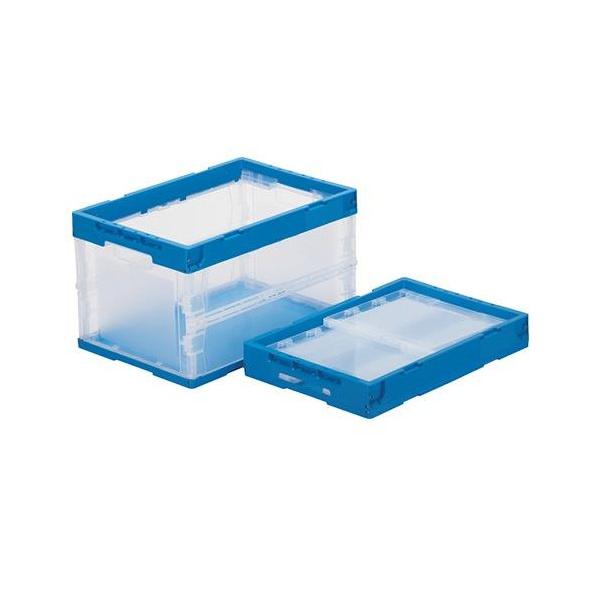 ●容量…51.5L ●サイズ…外寸:530×366×325(H)mm内寸:494×336×314(H)mm有効内寸:491×334×305(H)mm ●材質…ポリプロピレン ●色…透明/ブルー ●圧縮荷重…5.39kN(550kgf) ●折...