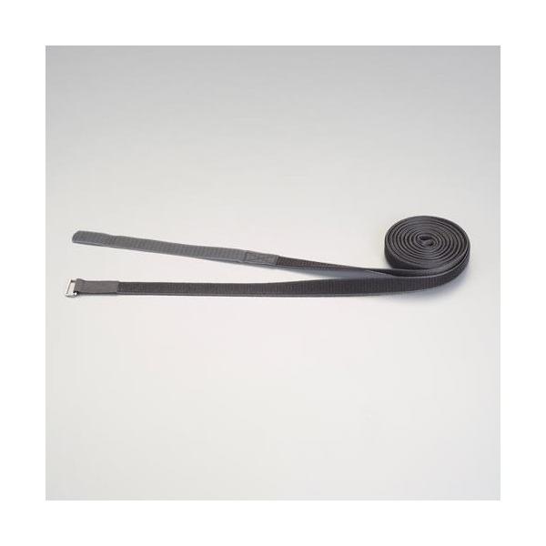 ●材質…ポリエステル ●ドラム缶やダンボールケースの荷崩れ防止 ●低伸度で破断強度に優れ、結束バンドとして最適な素材です。 ●幅…25mm ●長さ…4.8m ●色…黒   【サイズ】 25mm4.8m 【入数】 1個 EA944MA111