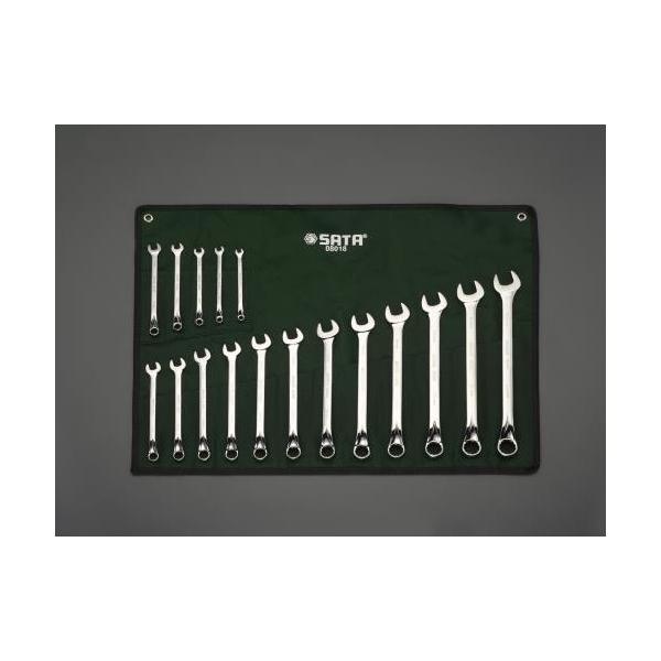 ●〈セット内容〉…17本組 ●材質…クロムバナジウム鋼 ●12ポイント ●15°タイプ ●サイズ(mm)…6・7・8・9・10・11・12・13・14・15・16・17・18・19・20・21・22mm ●全長…127〜293mm   【サ...