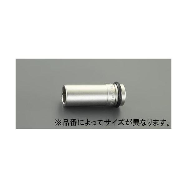 ●差込角…3/4” ●対辺(mm)…27 ●外径(mm)…40 ●全長(mm)…100   【重量】 636g 【入数】 1個 EA164NC27