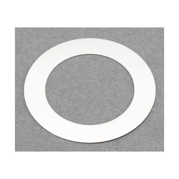 ●材質…SUS302 ●パンチホルダと可動ストリッパの距離を短縮します。 ●適用ねじ…20mm ●厚み…0.25mm ●入数…25枚 ●短縮用   【重量】 20g 【入数】 25個 EA440ET32