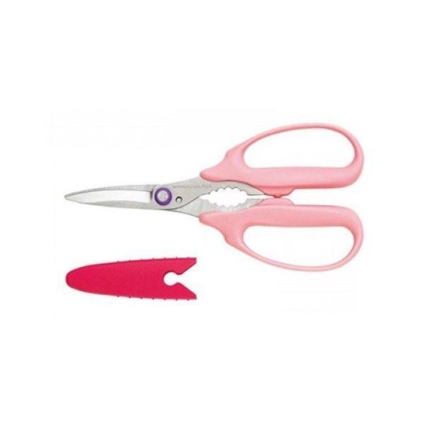 ●刃…ハイカーボンステンレス鋼 ●ギザ刃加工 ●鋼金切、ねじ開け機能付 ●しっかり握れるワイドグリップ ●CD、ダンボール、カーペット、針金等、紙も金属もカットできる万能タイプです。 ●全長…178mm ●刃長…48mm ●色…ピンク   ...