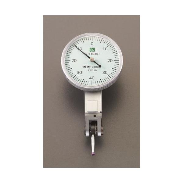 ●用途…てこ式ダイヤルゲージ ●ダイヤル径…φ37.5 ●全長…93mm ●ステム径…φ6、8mm ●測定子長…12.5mm ●重量…80g ●材質…本体:スチール 測定子:ルビー ●目量…0.01mm ●測定範囲…0〜0.8mm ●目盛仕...