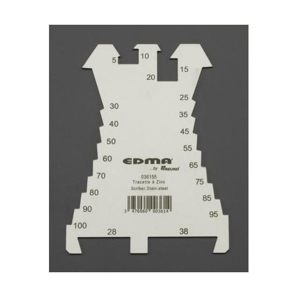 ●スケール付で正確なけがき作業が行えます。 ●材質…ステンレス ●5〜100mmのスケール付(5mm毎) ●全長…250mm   【重量】 78g 【入数】 1個 EA652AD1