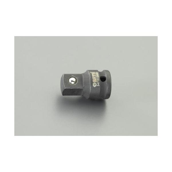 ●差込角…3/8” ●オス(凸)…1/2” ●メス(凹)…3/8” ●全長…36mm   【重量】 74g 【入数】 1個 EA687GE34