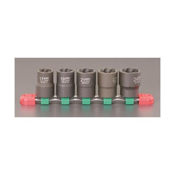 ●差込角…1/2" ●外径(mm)…25.8 ●全長(mm)…42 ●材質…工具鋼 ●右ねじ専用 ●ツイスト形状の歯が損傷したボルトやナットにかみ込み、簡単に取り外しができます。 ●適合サイズ…17mm   【重量】 138g 【入数】 1...