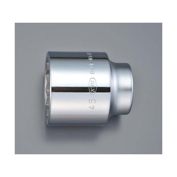 ●対辺…75mm ●外径(mm)…98.5 ●全長…86 ●差込角…3/4”   【重量】 1886g 【入数】 1個 EA618SD75