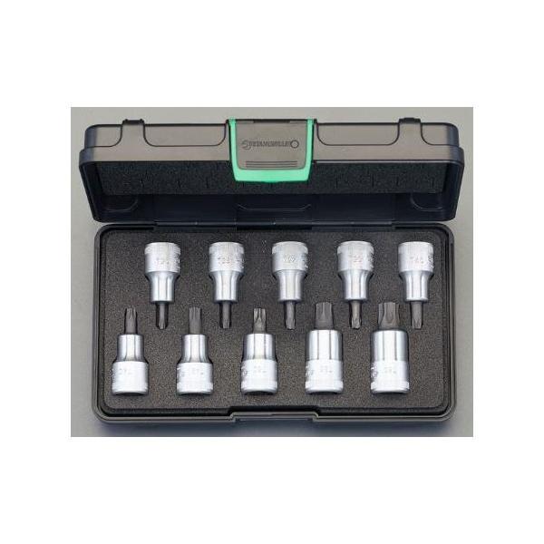 ●サイズ…T20・T25・T27・T30・T40・T40・T45・ T50・T55・T60 ●差込角…1/2” ●全長(mm)…55〜58 ●ZT-1は樹脂ケース入り ●手締め時に便利なローレット加   【重量】 1182g 【入数】 1セ...