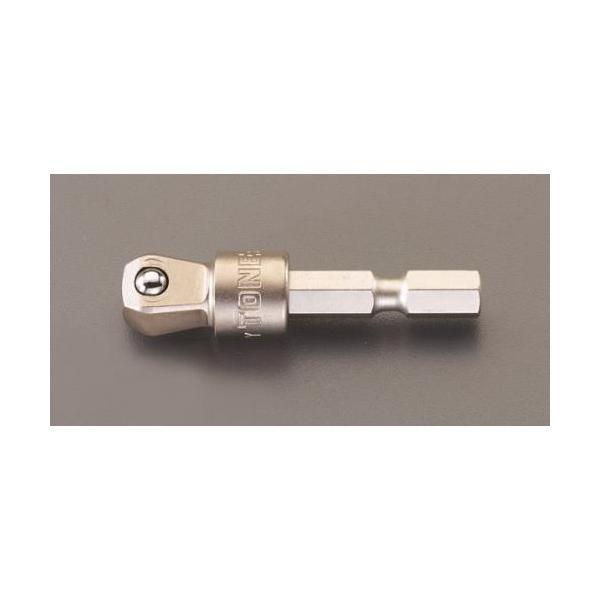 ●差込角…3/8” ●首振り角度…10° ●全長(mm)…51 ●六角シャンク…1/4” ●狭い場所での作業に最適 ●外径(mm)…12.5 ●インパクトドライバー対応   【入数】 1個 EA618AX218