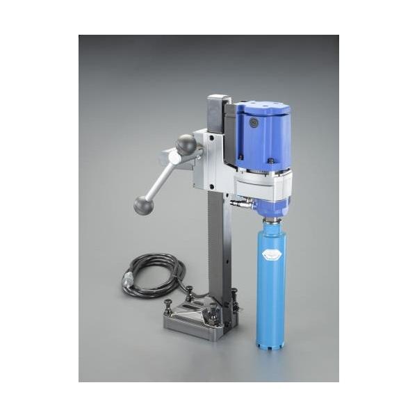 ●電源…AC100V・1500W ●周波数…50/60Hz ●回転数…1000rpm ●最大入力…2250W ●最大穿孔能力…130mm ●全ストローク…335mm ●全高…564mm ●重量…8.1kg(モーター込) ●コード…5m ●用...