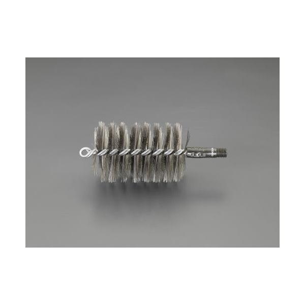 ●鉄管の柔らかく、軽いスケールの除去にお勧めです。 ●EA115GA-34、-32Aのシャフトに取り付けて使用して下さい。 ●ブラシ材質:ステンレス ●適応パイプ内径(mm):45 ●接続ねじ:1/2"   【サイズ】 45mm 【入数】 ...