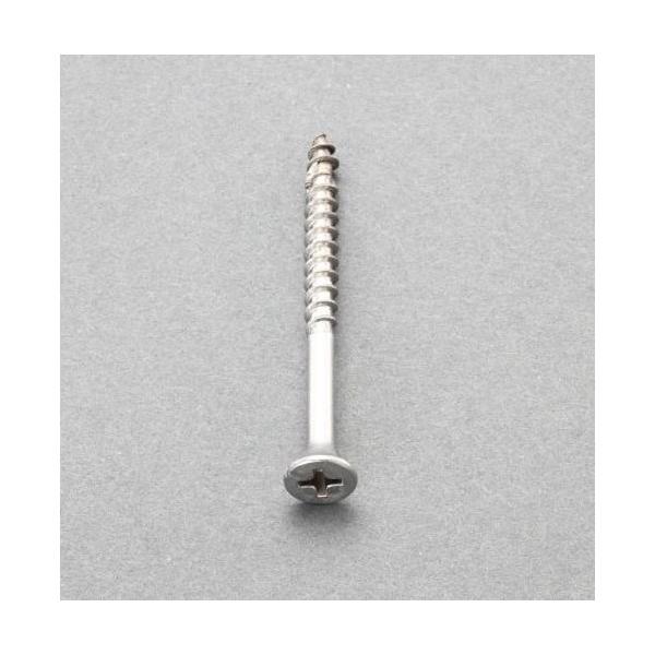 ●材質…SUS305J1(パシペート仕上げ) ●(＋)ラッパフレキ頭 ●硬質木材、コンパネ・集成板など錆が気になる場所に最適 ●サイズ…4.2×45mm ●入数…16個   【重量】 44g 【入数】 16本 EA949FE4