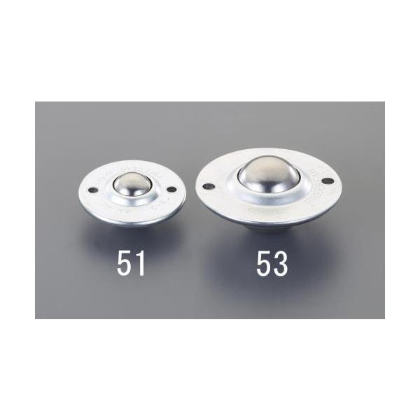 ●耐荷重(kg)…8 ●外径(mm)…41.3 ●全高(mm)…19.3 ●ボール直径…15.87mm ●材質…スチール ●取付高さを低く抑える用途に最適です。 ●ゴミ抜けスリット穴無し   【重量】 54g 【入数】 1個 EA986S51