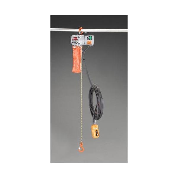 ●電源…単相100V ●モーター出力…180W ●スイッチコード長…2.5m ●フック間最小距離…280mm ●定格荷重(kg)…200 ●揚程(m)…8 ●巻上速度(m/分)…3.8 ●重量(kg)…10   【サイズ】 8m 【重量】 ...