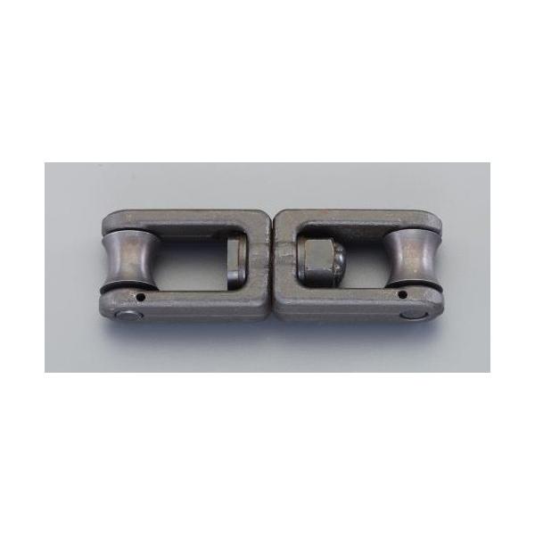 ●耐荷重…1.0t ●サイズ…115(L)×36(W)mm ●使用ロープ径…6.3mm用 ●破断荷重…5t ●重量…0.38kg ●材質…スチール ●ロープ用ジョイント   【入数】 1個 EA987FF28