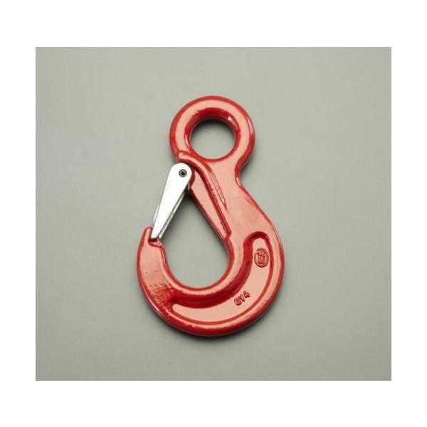 ●とても頑丈なつくりになっています。 ●材質…高張力合金鋼 ●安全ラッチ付 ●使用荷重(t)…8 ●口の開き(mm)…45 ●リング内径(mm)…50 ●全長(mm)…239   【重量】 3892g 【入数】 1個 EA987FF60