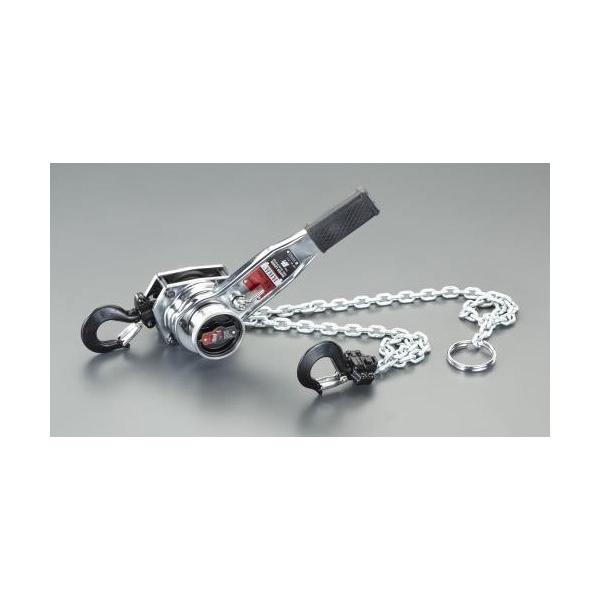 ●使用荷重…0.25t ●揚程(m)…1 ●重量(kg)…2 ●インジケーター付でUP、DOWNと遊転操作の区分が明確です。   【入数】 1台 EA988AG025
