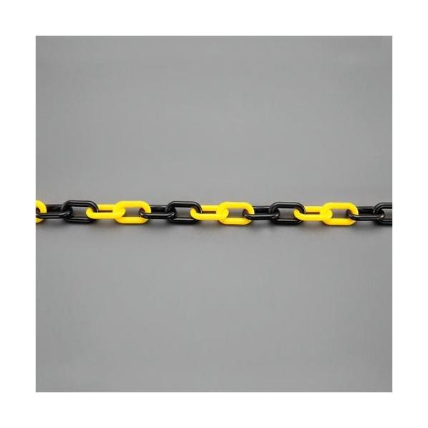 ●色…黄/黒(トラ) ●全長…5m ●材質…ポリエチレン ●線径…6mm ●チェーン内寸…25×9mm   【重量】 1960.00 【入数】 1本 EA980AK62