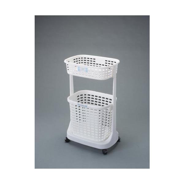 ●キャスター付きなので移動もラクラク。 ●浅型と深型で使い分けできます。 ●材質…ポリプロピレン ●重量(kg)…2.0 ●サイズ(W×D×H)mm…485×340×800 ●耐荷重…上段:約3kg、下段:約5kg ●キャスター…自在×4個...