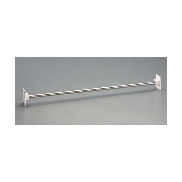 ●サイズ(mm)…950〜1800 ●重量…705g ●耐荷重…10kg ●材質…ブラケット:ABS樹脂、アクリル系粘着テープ・パイプ:ステンレスSUS304 ●パイプ径…内筒:19mm、 外筒:22mm ●ブラケットサイズ…80(W)×1...