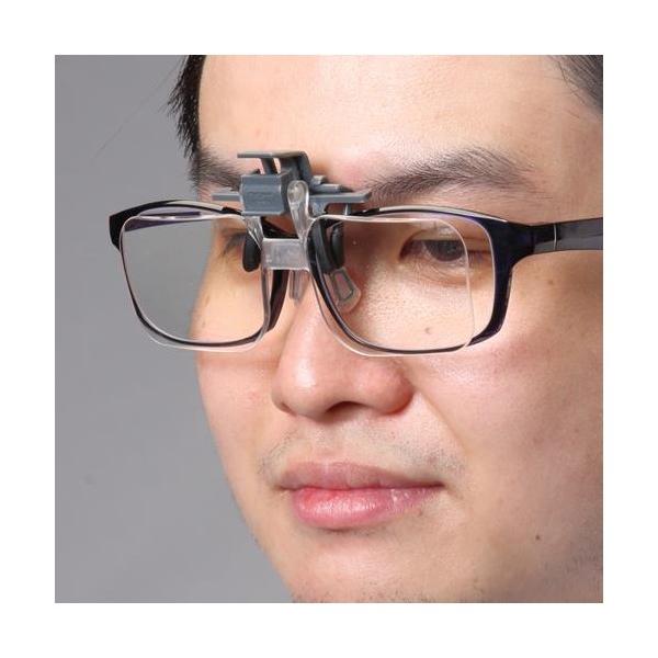 ●倍率…2倍 ●レンズサイズ…50×40mm ●サイズ…120×24×60mm ●クリップ式 ●取り付けが簡単なクリップタイプ(めがね無しでは使用できません。) ●ケース付 ●重量…20g ●レンズ角度調整可能 ●アクリルレンズ ルーペ 虫...