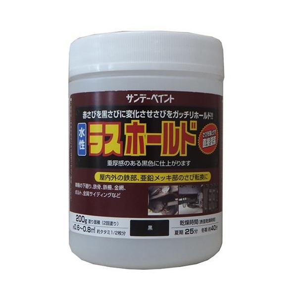●カラー…黒 ●内容量…0.2kg ●乾燥時間(指触)…20℃:約25分、 冬期:約40分 ●塗り面積(2回塗り)…約0.6〜0.8m2 ●赤錆を黒錆に変化させます ●屋内外の鉄部、亜鉛メッキ分の錆転換に ●水性塗料、油性塗料の上塗りができ...