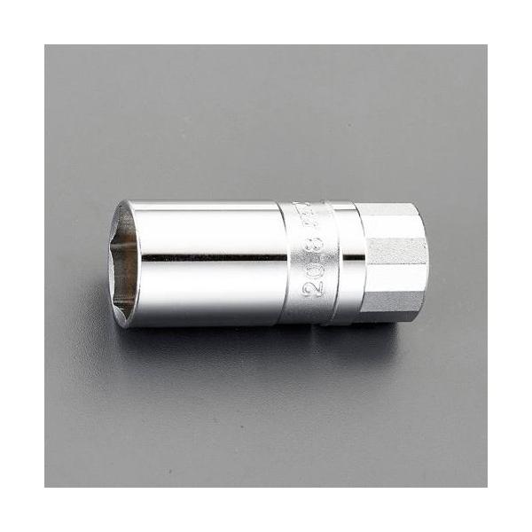 ●差込角…3/8” ●対辺(mm)…20.8 ●外径(mm)…26.5 ●全長(mm)…62 ●重量…170g ●スパークプラグ用 ●6ポイント ●先端マグネット付 ●ディープソケットとの見分けが容易な新形状   【サイズ】 3/8インチD...