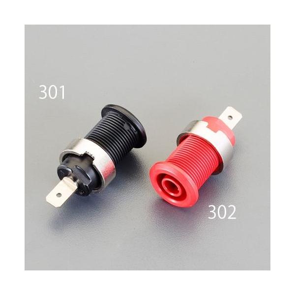 ●サイズ…φ14.5×31.5mm ●取付穴(mm)…φ12.2×29.5 ●端子形状…フラット端子:4.8×0.8mm ●適合プラグ…φ4mm ●定格電流…24A ●カラー…赤 ●パネル取付方式…専用ナット締付け ●適合品番…EA940D...