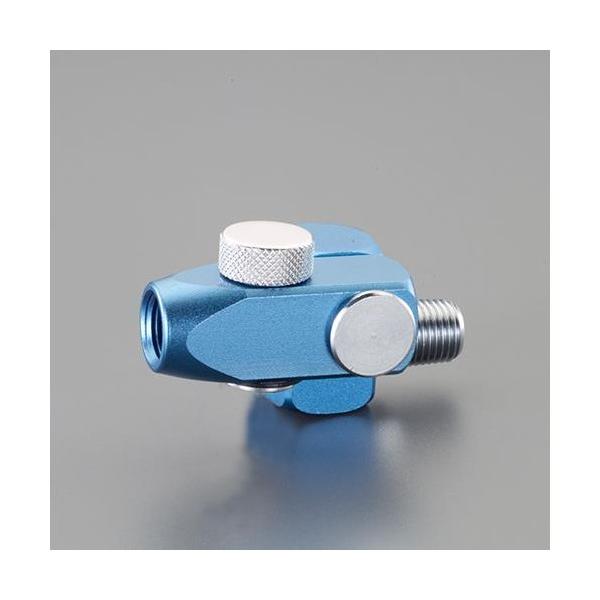 ●材質…アルミ ●ねじサイズ…R(PT)1/4”×Rc(PT)1/4” ●使用圧力…0.63MPa ●最高使用圧力…1.38MPa ●重量(g)…112 ●吸入口が左右に360°回転します。 ●空気圧調整ダイヤルにより風量調節できます。 ●...