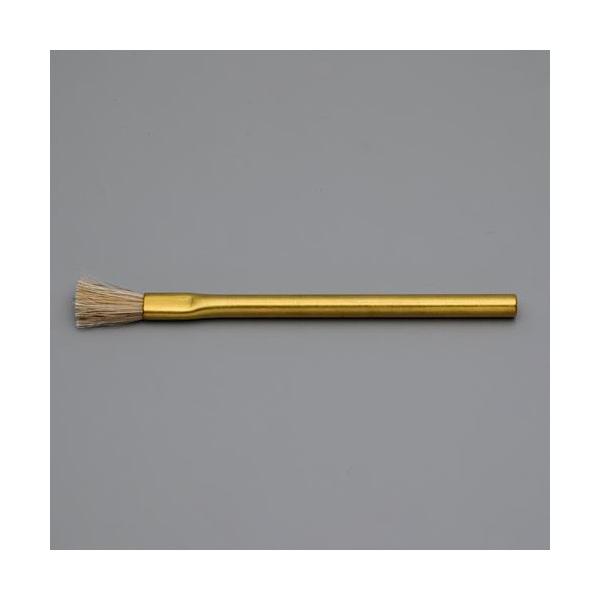 ●ブラシ材質…馬毛 ●ハンドル材質…真鍮 ●毛幅(mm)…4.7 ●毛丈(mm)…3.1 ●線径(mm)…- ●全長(mm)…90 ●帯電防止   【重量】 260.00 【入数】 1本 EA109AH41