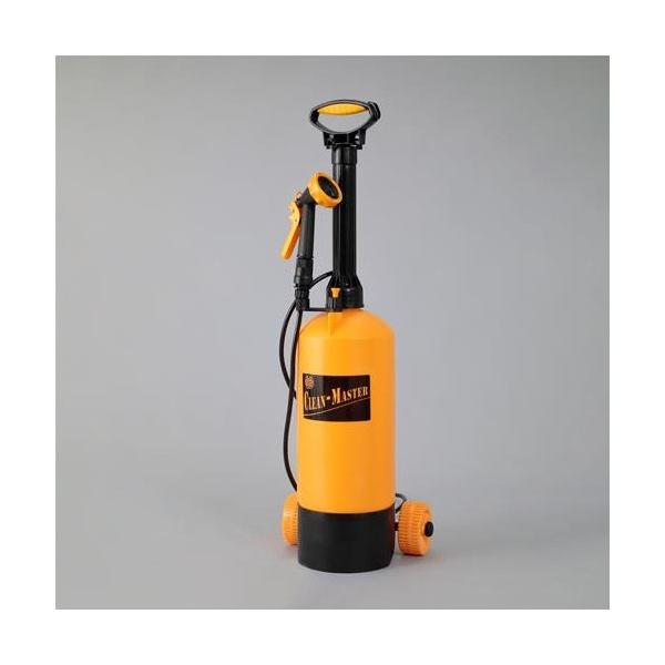 ●容量(L)…8 ●サイズ(mm)…φ180×850(H) ●重量(kg)…2.1 ●ホース長…2500mm ●材質…本体、シャワーヘッド、ブラシ、キャスター:ポリプロピレンタンク:ポリエチレンホース:PVC ●付属品…シャワーヘッド、ブラ...