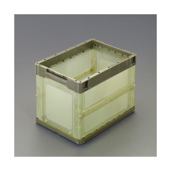 ●容量(L)…20.5 ●外寸(mm)…366×264×272 ●内寸…336×232×266(H)mm ●入数…1個 ●材質…ポリプロピレン ●色…透明OD ●圧縮荷重…4.49kN(458kgf) ●折りたたみ時全高…70mm ●ふた無...
