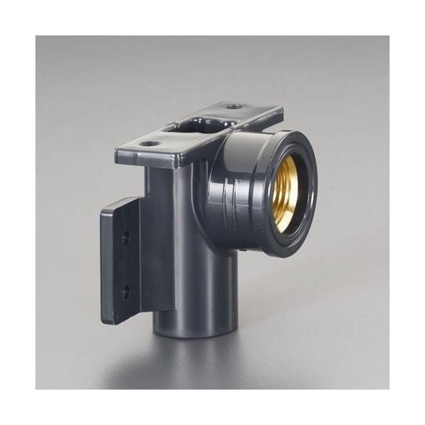 ●呼び径(塩ビ管)…13 ●呼び径(ネジ)…13 ●ねじサイズ(Rp)…1/2” ●材質…本体:PVC、ネジ部:黄銅 ●取付穴径…4mm ●給水用 ●ビスは付属していません。 ●芯出しが簡単にできます。 ●背コーナー部にリブが付いていますの...