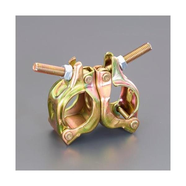 ●タイプ…自在 ●材質…スチール(表面:クロメートメッキ) ●本体サイズ…98×160×51mm ●重量…700g ●φ48.6mm、φ42.7mm兼用 ●仮設工業会認定品 ●日本製 はしご ハシゴ 梯子 脚立 踏み台用オプション  【重量...