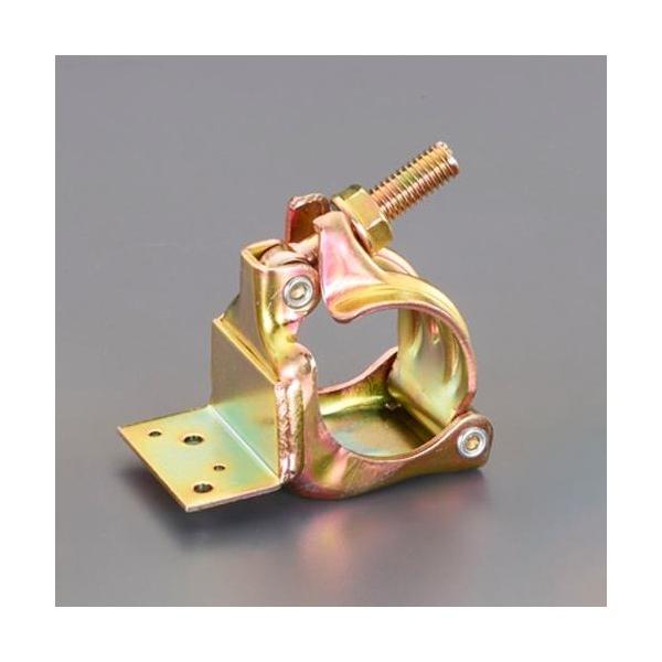 ●タイプ…平行(L型) ●材質…スチール(表面:クロメートメッキ) ●本体サイズ…85×95×52mm ●重量…395g ●たる木のサイズ…フリー ●φ48.6mm用 ●日本製 はしご ハシゴ 梯子 脚立 踏み台用オプション  【重量】 1...