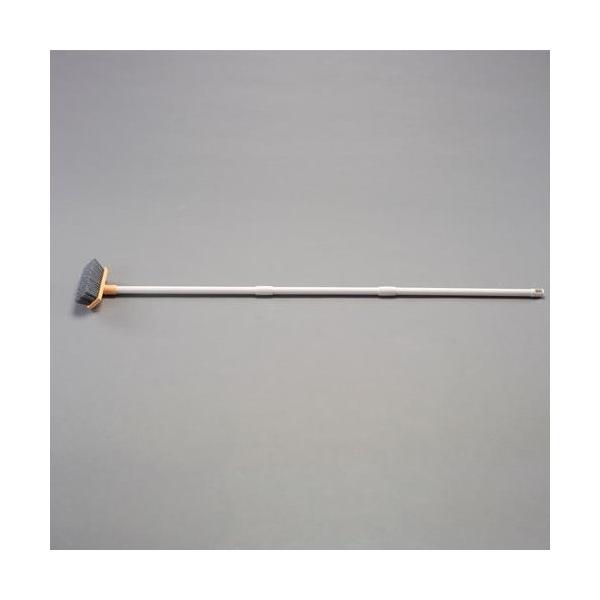 ●材質…毛:ポリ塩化ビニール、柄:スチールにポリエチレン接着被膜 ●角度の付いたブラシで、床のすみずみまで洗えます。 ●毛丈…50mm ●ブラシ幅(W)…160mm ●ブラシ幅(D)…50mm ●全長…1400mm ●入数…1本   【入数...