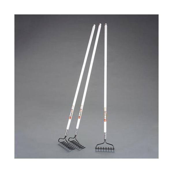 ●全長(mm)…1340 ●先端幅(mm)…195 ●先端高さ…95mm ●先端板厚…6mm ●重量…600g ●材質…先端:スチール柄:アルミ合金 ●用途…除草後の集草や整地作業 ●狭いところでの集草や整地作業に便利です ●8本爪 ●3本...