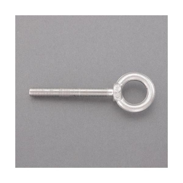 ●サイズ(mm)…D:10、L:29、B:100 ●ねじ径…M12 ●使用荷重(kg)…220 ●材質…SUS304 ●鍛造製   【重量】 680.00 【入数】 1本 EA638MD112