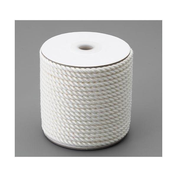 ●ロープサイズ…φ8mm×20m ●引張強度…5.69kN ●構造…三つ打ち ●材質…ビニロン、ポリエステル ●耐候性があり野外用途に最適です。 ●シートやテントの固定、結束、農園作業等に   【重量】 800.00 【入数】 1巻 EA6...