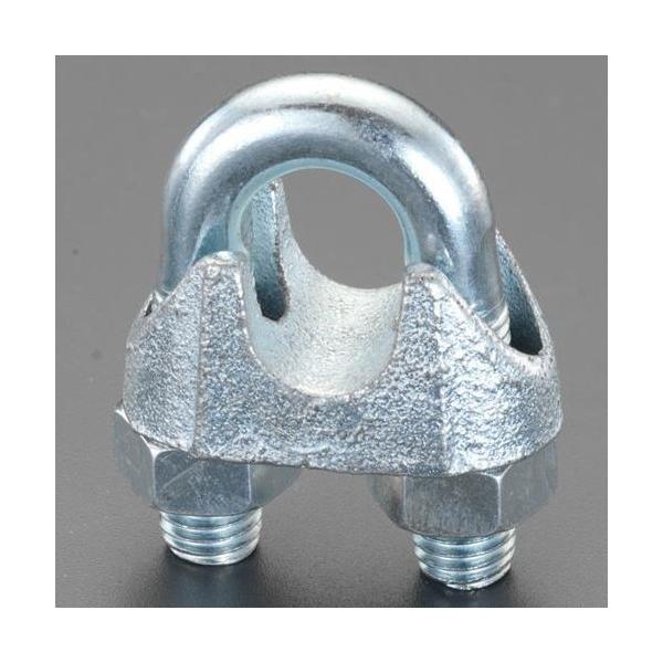 ●適合ワイヤー径…5mm ●サイズ…幅:14mm、全長(h1):24mm、a:11mm ●材質…スチール(亜鉛メッキ) ●入数…10個   【重量】 266.00 【入数】 1袋 EA638CL72