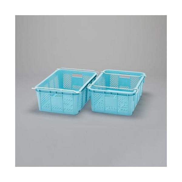 ●容量…53.8L/n  ●外寸(mm)…661×465×235（H）/n  ●入数…2/n  ●材質…ポリエチレン/n  ●内寸（mm）…617×417×225/n  ●有効内寸…581×381×210mm/n  ●圧縮荷重…2.53kN...