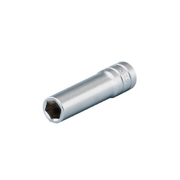 ●対辺(インチ)…9/32/n  ●外径(mm)…12/n  ●全長(mm)…50/n  ●差込角…1/4”/n  ●重量(g)…27/n  ●口径部と差込角に応力の集中を防ぐことでボルト・ナットのエッジを傷めにくくし、より確実な締め付け・...