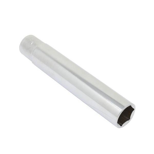 ●対辺（mm）…16/n  ●外径（mm）…21.6/n  ●全長（mm）…120/n  ●差込角…3/8”/n  ●6ポイント/n  ●120mmのロングソケットで、より深いところまで届く/n   【入数】 1個 EA618ZD16