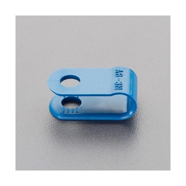 ●ケーブル径(mm)…8.4/n  ●取付穴径（mm）…4.3/n  ●入数…20個/n  ●材質…ナイロン/n  ●適用ビス…M4/n  ●使用温度範囲…-40℃〜85℃/n  ●カラー…ブルー/n  ●結束バンドを使用せずに簡単に配線が...