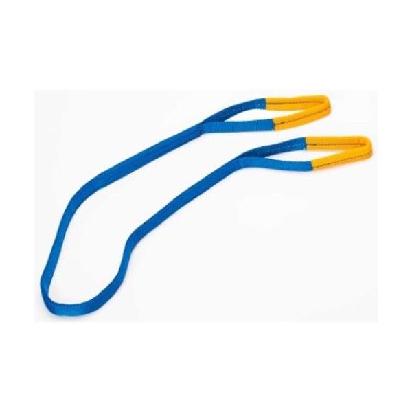 ●揚量…1.25t/n  ●幅…35mm/n  ●全長…0.5m/n  ●材質…ポリエステル（再生糸）/n  ●アイ長さ…250mm/n  ●表面は青色ですが、芯材は白色です。  芯材の白色が見えたら寿命ですので品質管理に有効です。  /n...