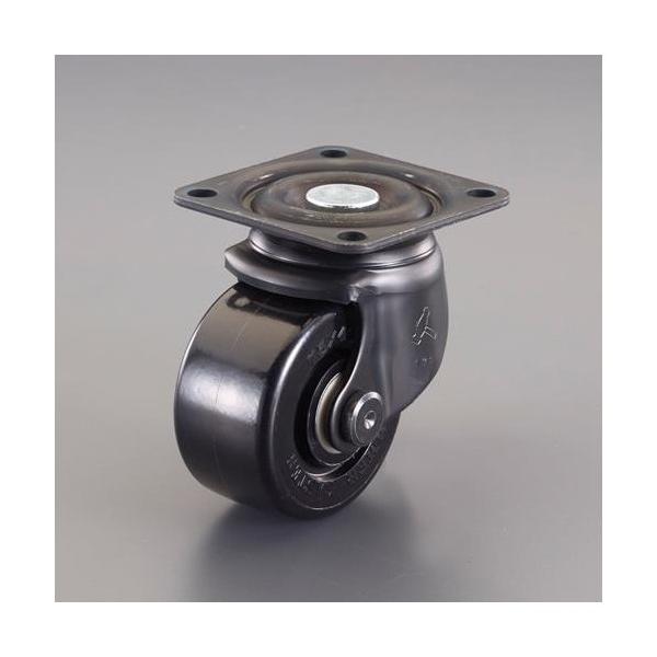 ●仕様…自在ストッパー無/n  ●車輪径×幅(mm)…75×40/n  ●耐荷重(kg)…300/n  ●材質…金具:スチール（黒色三価クロム化成処理）、/n車輪:ナイロン/n  ●全高(mm)…100/n  ●穴径（P）…8.8mm/n ...