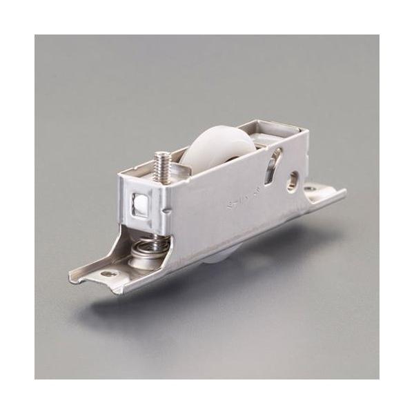 ●材質…車:ポリアセタール樹脂、枠:SUS304/n  ●サイズ…86(W)×20(D)×14.6(H)mm/n  ●車輪径…φ30mm/n  ●耐荷重(2個)…40kg/n  ●上下調整可能高さ…6mm/n  ●堀込みサイズ…長さ:55m...