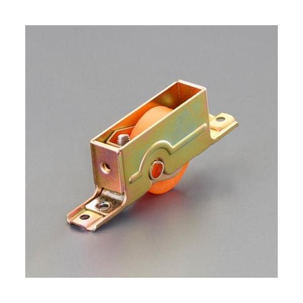 ●仕様…鉄枠平型/n  ●耐荷重(2個)…15kg/n  ●掘込みサイズ…長さ:51mm/n幅:14.5mm/n深さ:26mm/n  ●材質…車:ウレタン/n枠:鉄(クロメート仕上)/n  ●付属ネジ…皿タップピンネジ 3.0×20/n  ...