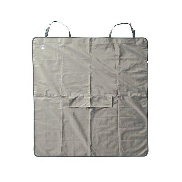 ●サイズ(mm)…1250×1300/n  ●材質…本体生地:ポリエステル100％（裏面:PVC加工）、紐:ポリエステル100％、テープ:ポリエステル100％、皮革部分:牛皮、面ファスナー:ポリエステル100％、収納バッグ:ポリエステル10...